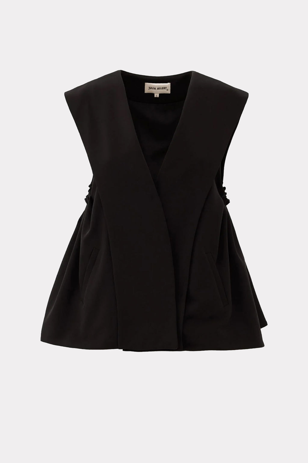 Designer Blazer Vest Black – Julia Allert