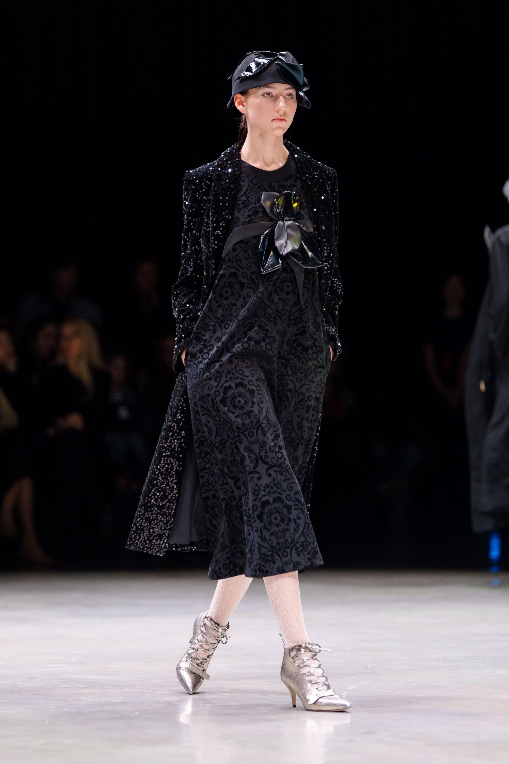 Belted Double-Breasted Trench Dress Black – Julia Allert