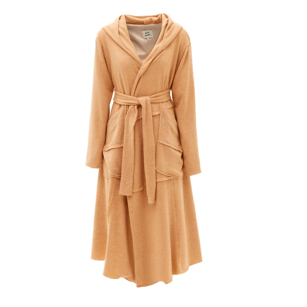 Designer Wrap Cardigan Coat Pale Yellow – Julia Allert